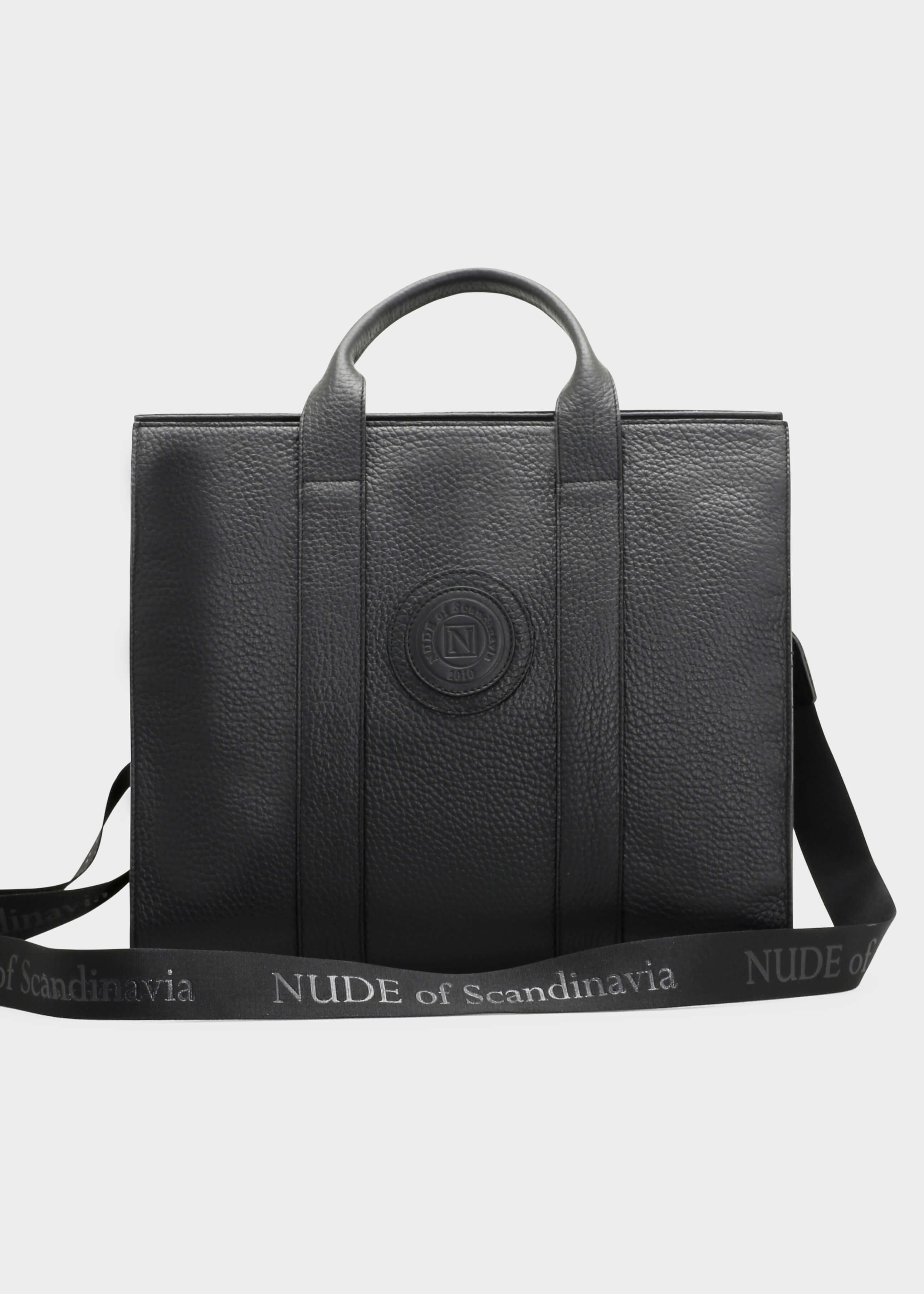 NEW HOUSTON NERO BAG IN TAURUS LEATHER – Nude of Scandinavia